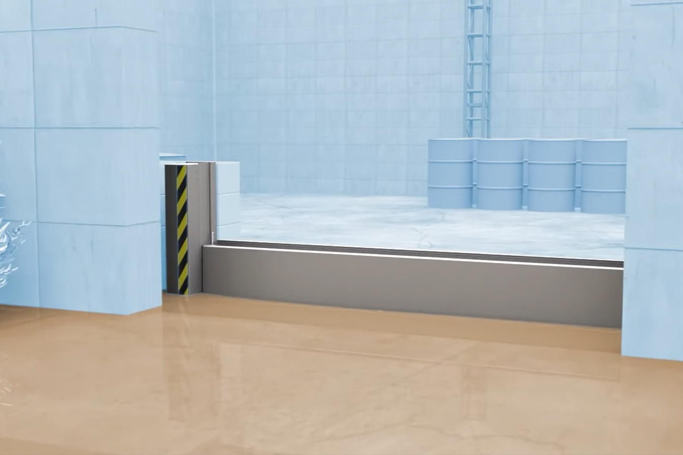 Floor Water Barrier Berm